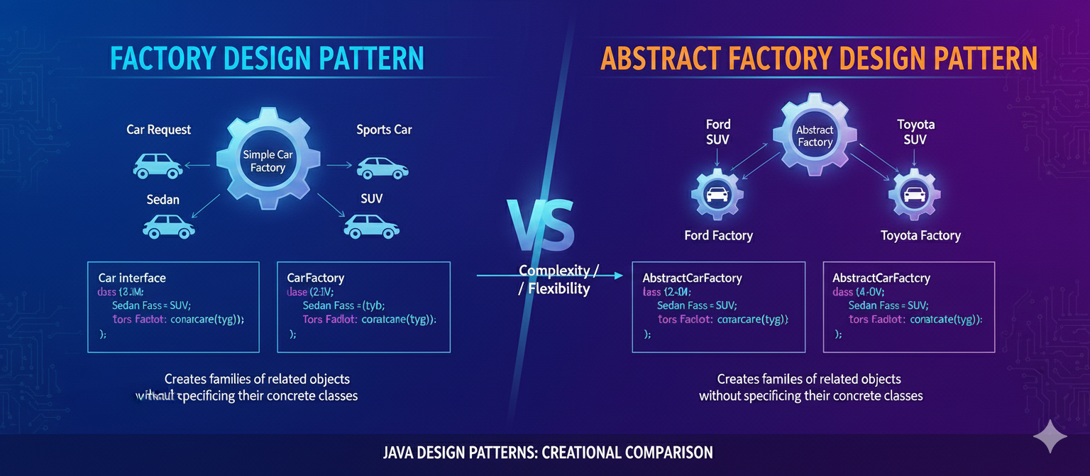 Factory Design Pattern vs Abstract Factory Design Pattern ...
